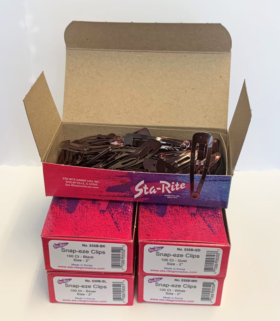 Military Hair Clips – Bulk Snap-Eze Clips– Sta-Rite Ginnie Lou